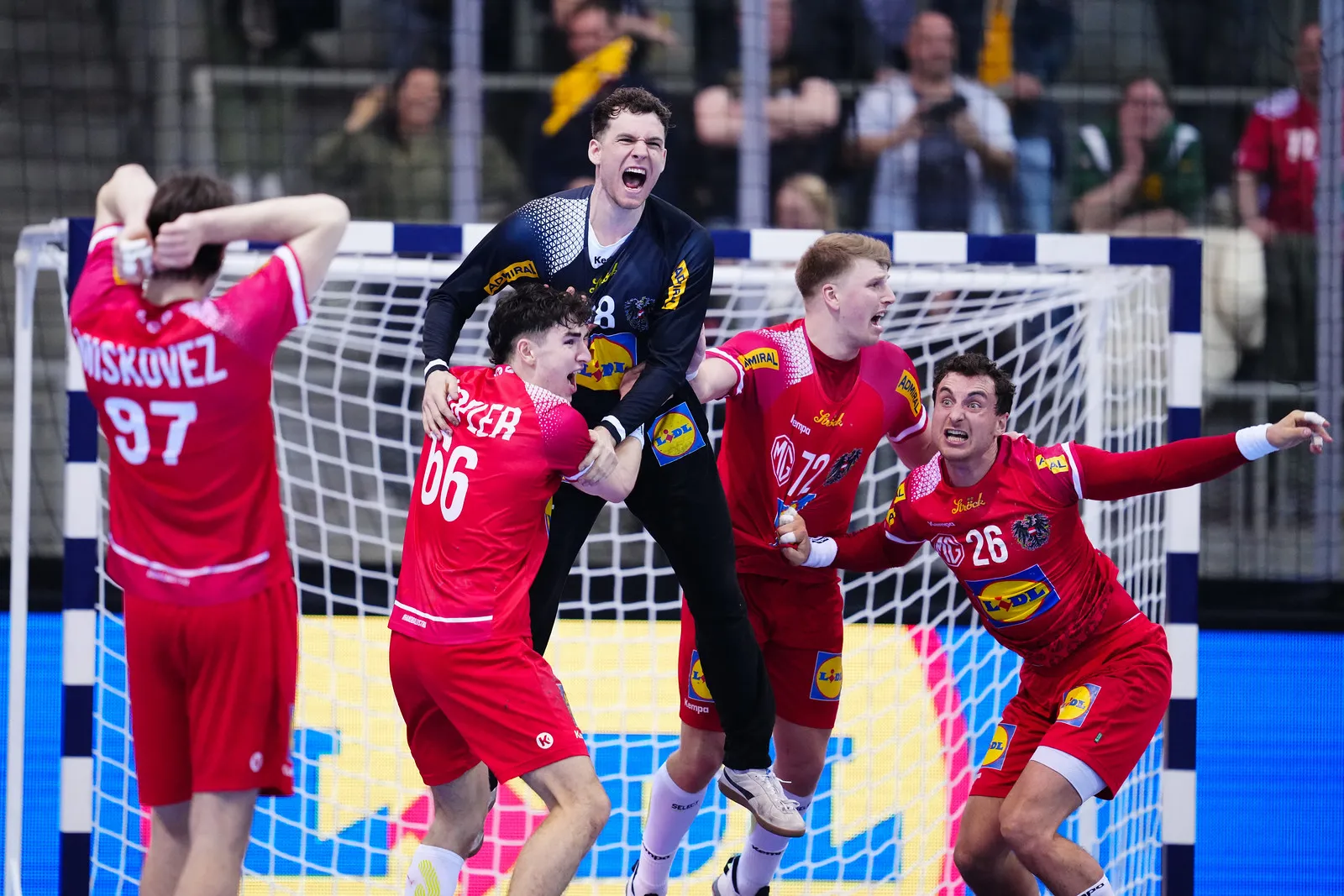 Live coverage of Men's EHF EURO 2026 Qualifiers Phase 2, round 3
